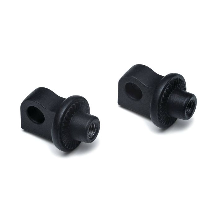 Kuryakyn Splined Adapter Mounts Satin Black - 8898 | FortNine Canada