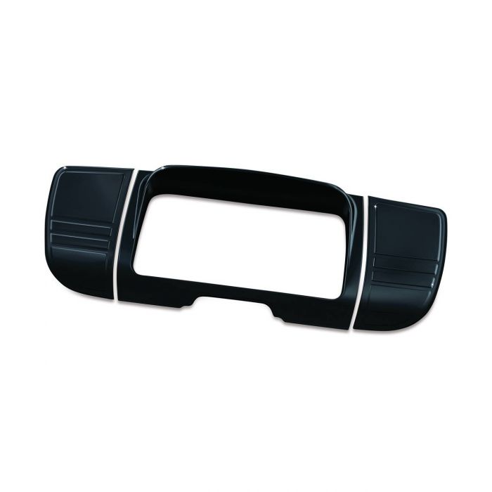 Kuryakyn Tri-Line Stereo Trim For Touring & Trike Gloss Black - 7299 ...