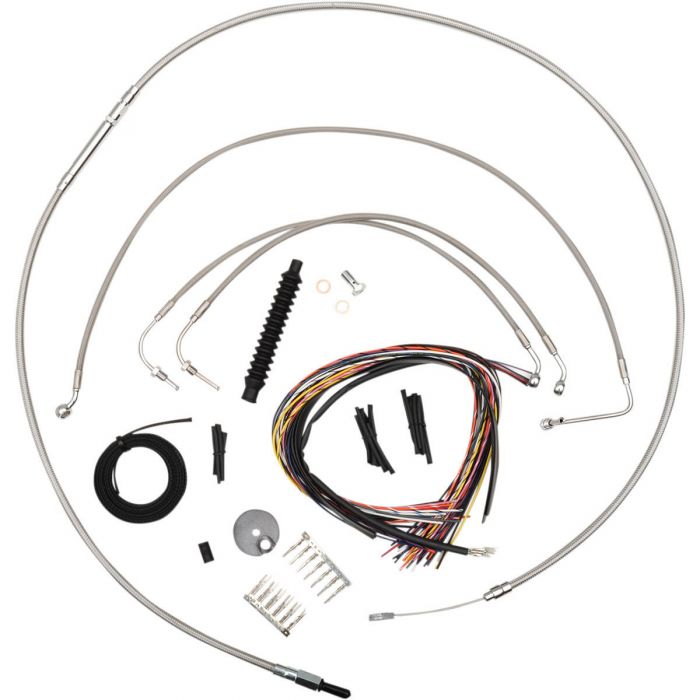 LA Choppers Complete Handlebar Cable & Wire Kit 18-20" Ape Hangers ...