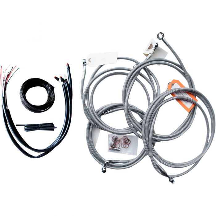 LA Choppers Complete Handlebar Cable & Wire Kit 12-14" Ape Hangers ...