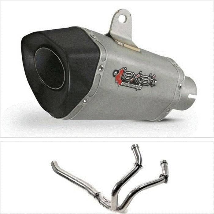 Lextek XP10 Full System Exhaust Pillion - with Downpipe - EXHKIT1057 ...