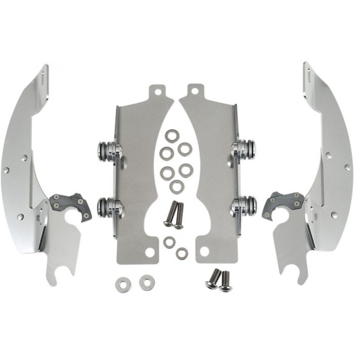 Memphis Shades Trigger-Lock Mount Kit for Batwing Fairing - Polished ...