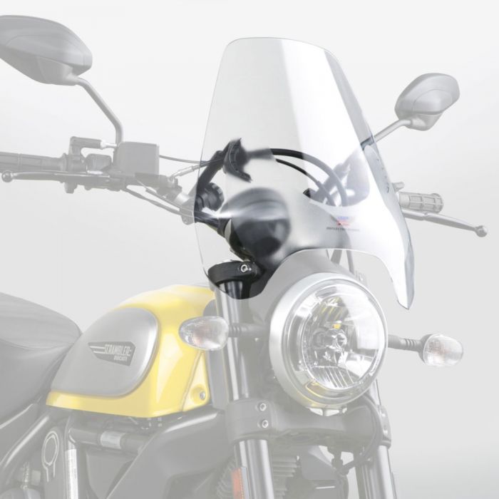 National Cycle Deflector Screen for 7/8" Handlebars - 15.5" - Clear ...