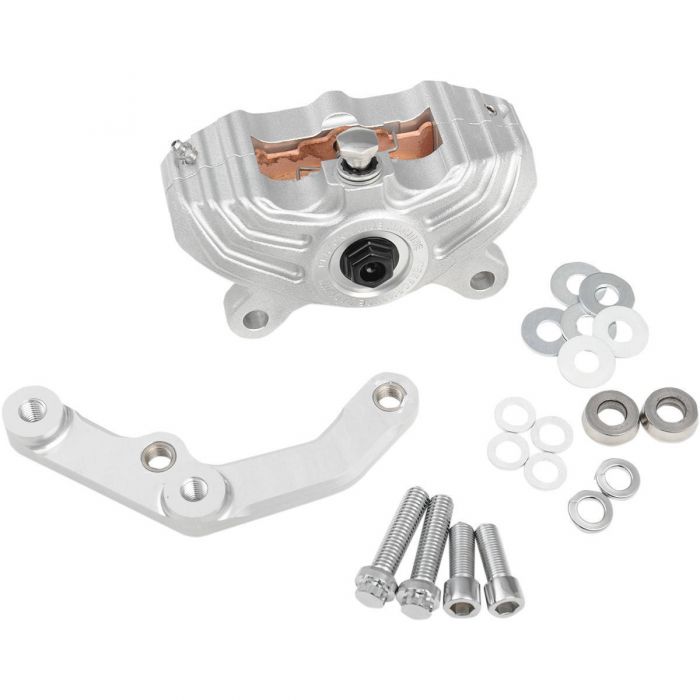 Performance Machine Single Disc Front Caliper with Bracket for 13 ...