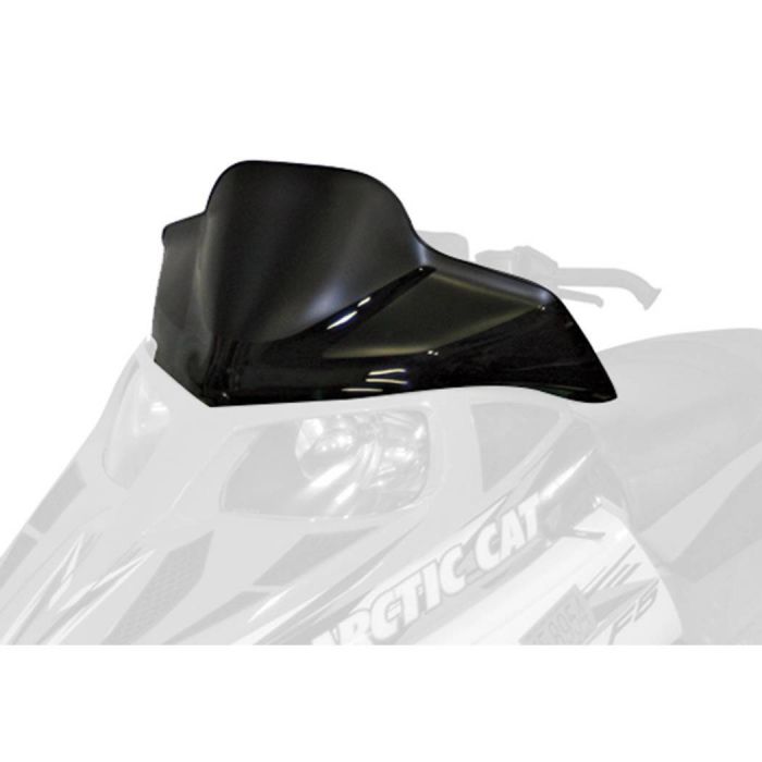 PowerMadd Cobra Snowmobile Windshield - 12in. - Black/Black Graphics ...