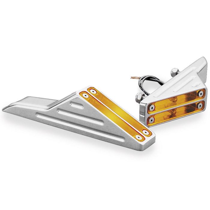 Pro-One LED Viper Billet Turn Signal Lights - Amber - Pair - 400810 ...