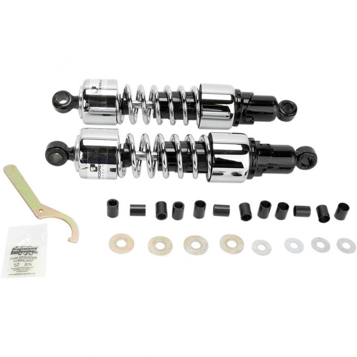 Progressive Suspension 412 Series Shocks 13.5" - Chrome - 412-4217C ...