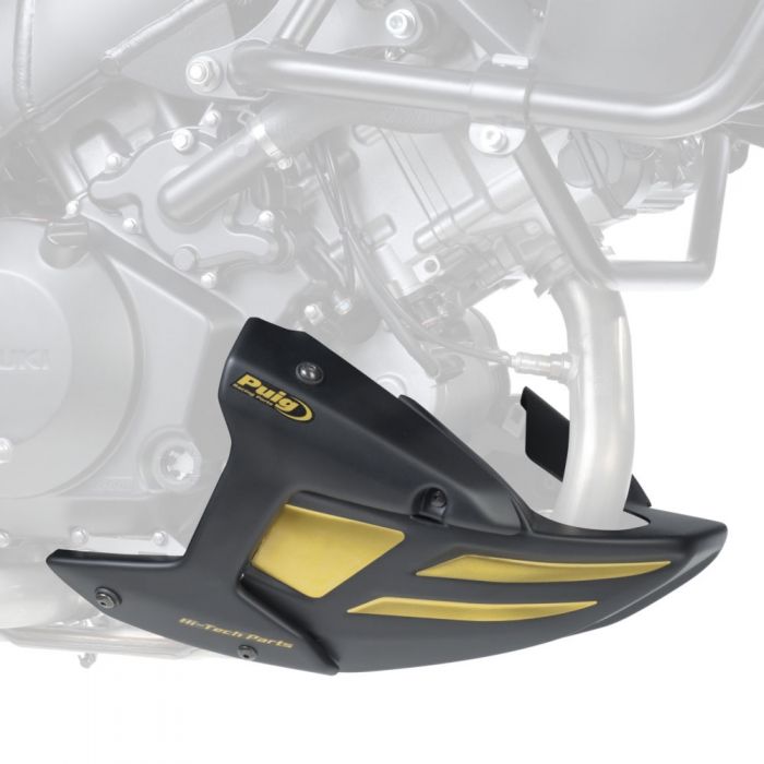 Puig Engine Spoilers Matte Black - 7231J | Suzuki DL1000 V-Strom 2014 ...