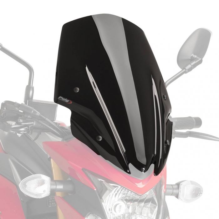 Puig Naked New Generation Windshield Touring - Black - 9436N | Suzuki ...