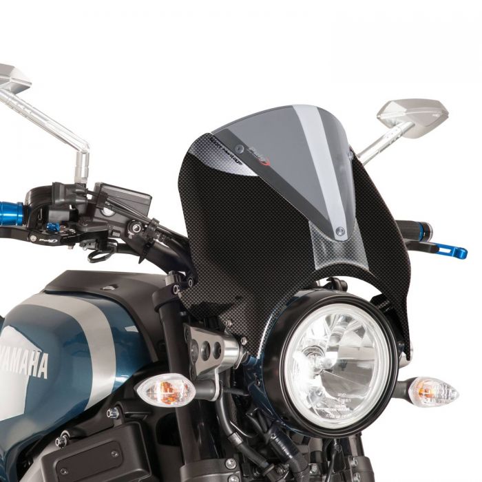 Puig Vision Windshield - Light Smoke with Carbon Look Fairing - 007CH ...
