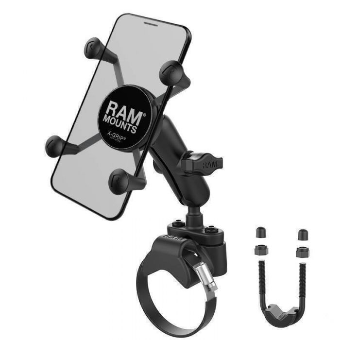 RAM Mounts X-Grip Phone Mount with ATV/UTV Rail Base | FortNine Canada