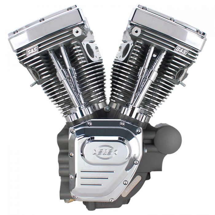 S&S Cycle T124 Stone Gray Engine with 640 Cams - 310-0511A | FortNine ...