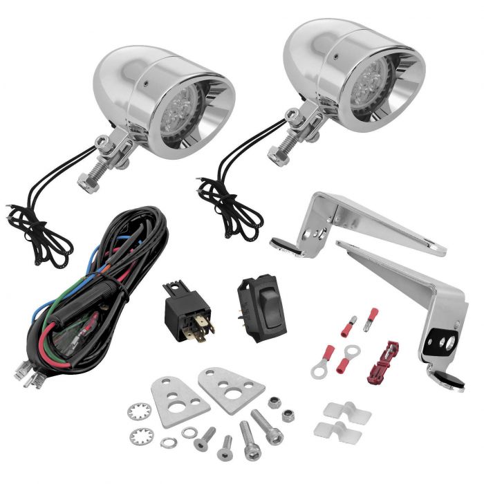 Show Chrome Driving Light Kit LED - 2-3/8in. - Chrome - 30-102L ...