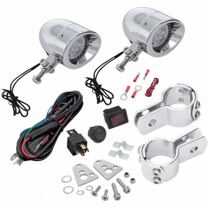 Show Chrome Highway Bar LED Mini Driving Light Kit - LED - 55-365L ...