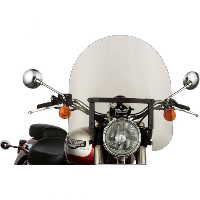 Slipstreamer SS-30 Classic Windshield 17" - Smoke - (Taperered) - Black ...