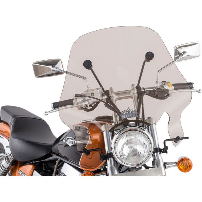 Slipstreamer SS-24V Hellfire Windshield 18in. - Smoke - SS-24-V-T ...
