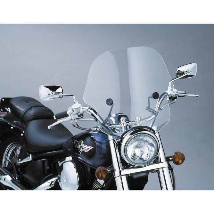 Slipstreamer SS-10 Viper Windshield 1-1/2" - Clear - Black Hardware ...