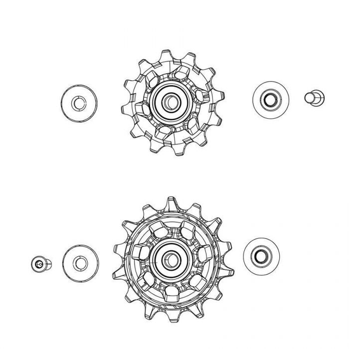 SRAM GX Eagle AXS Pulley Kit - RD-RIV-B1 | FortNine Canada