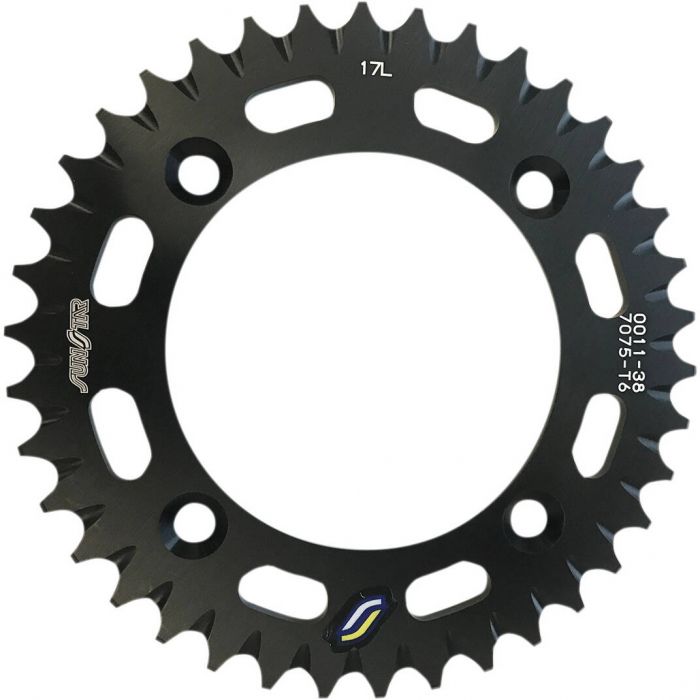 Sunstar 415 Steel Rear Sprocket 38T - Black - 5-001138BK | FortNine Canada