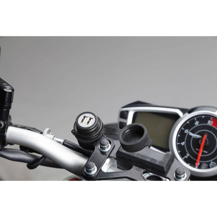 SW-Motech Double USB port with Cable Harness - EMA.00.107.11300 ...