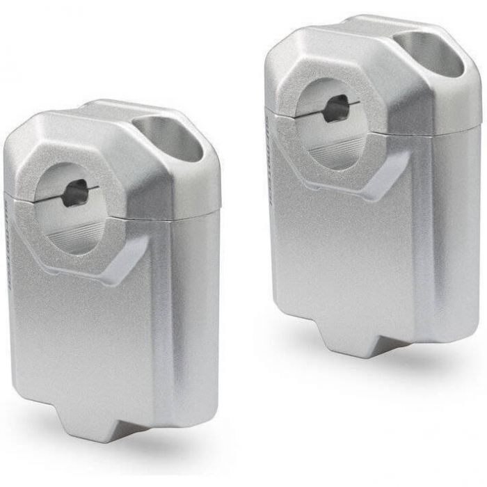 SW-Motech Handlebar Risers Silver 50 mm - LEH.00.039.22001.50/S ...