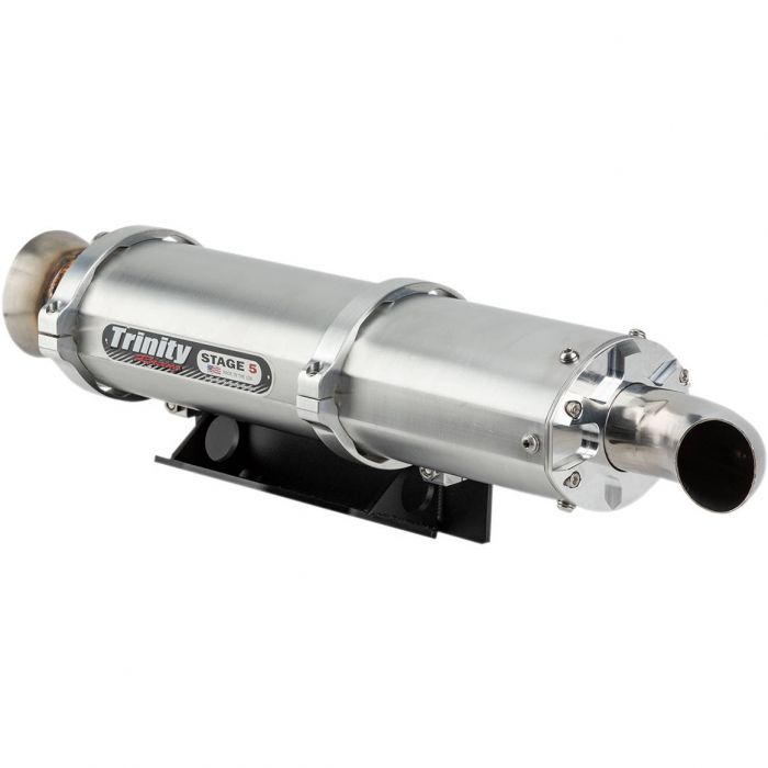 Trinity Racing Slip-On Exhaust Brushed - TR-4167S | Textron Wildcat XX ...