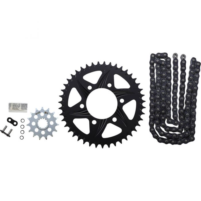 Vortex GFRA Go Fast 520 Chain and Sprocket Kit - Black - 520 RX3 - 15/ ...