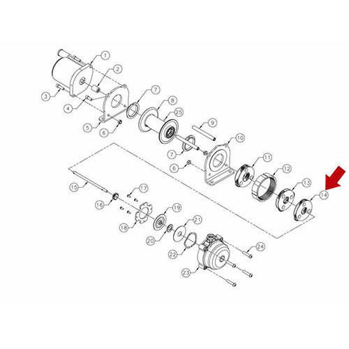 Warn Carrier Assembly Stage 1 - 69328 | FortNine Canada