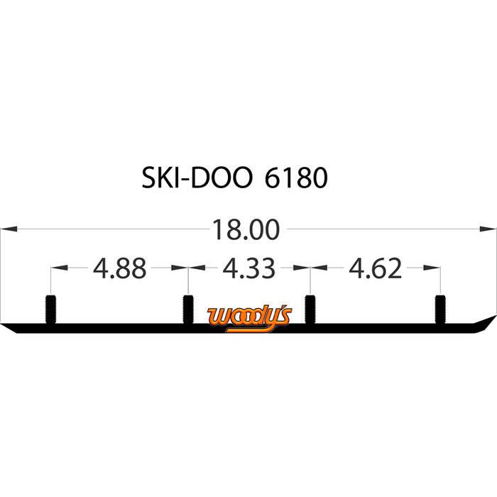 Woodys Extender Trail III Flat-Top Carbide Runners - ESD3-6180 ...