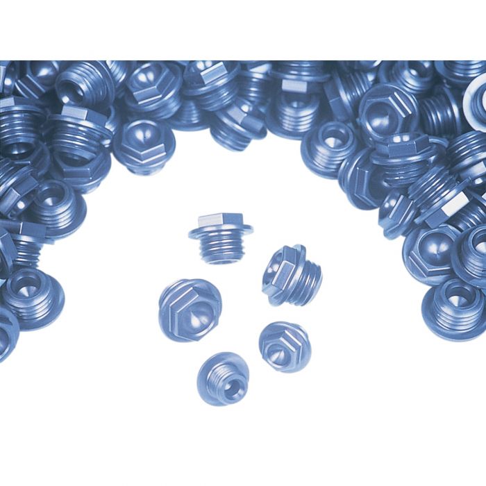 Works Connection Oil Filler Plug Blue - 24-002 | FortNine Canada