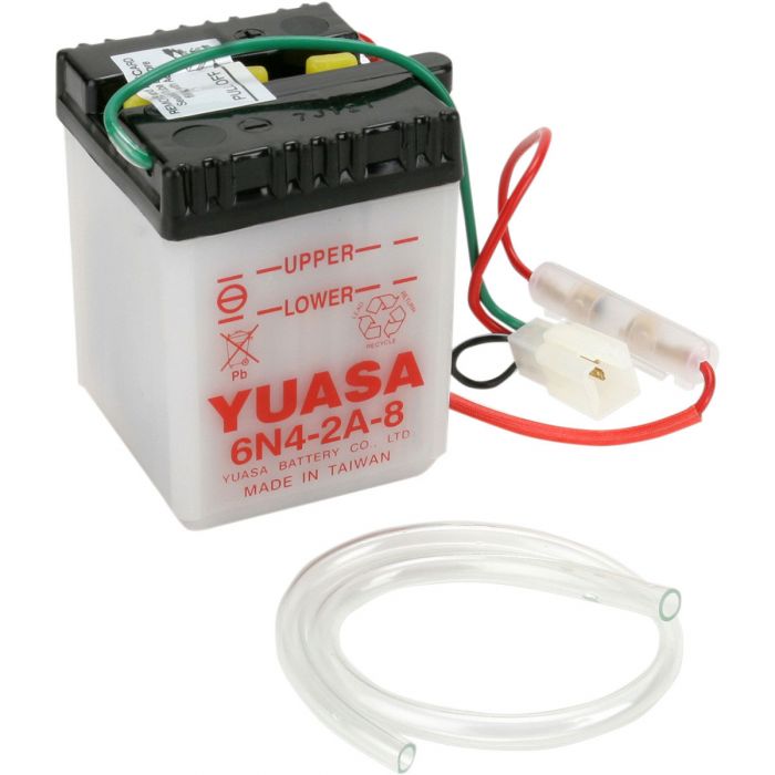 Yuasa Conventional 6V Battery - YUAM2648A - 6N4-2A-8 | FortNine Canada