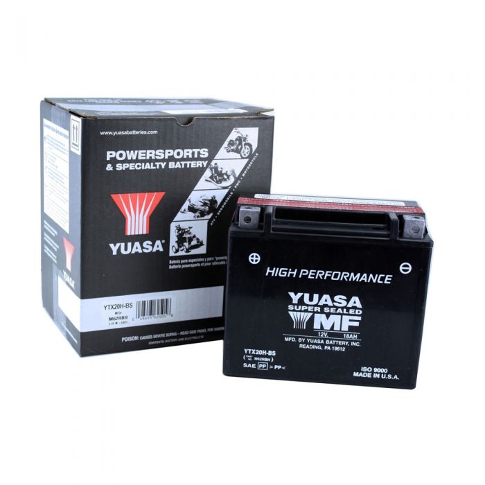 Yuasa High Performance Maintenance Free Battery - YUAM62RBH - YTX20H-BS | FortNine Canada