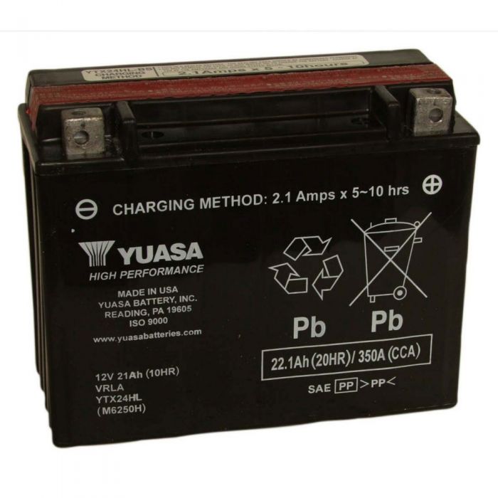 Yuasa High Performance Factory Activated AGM Battery YTX24HL - YUAM7250H | FortNine Canada