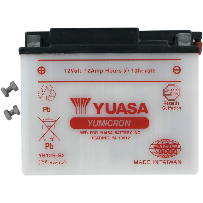 Yuasa Yumicron Battery - YUAM221B2 - YB12B-B2 | FortNine Canada