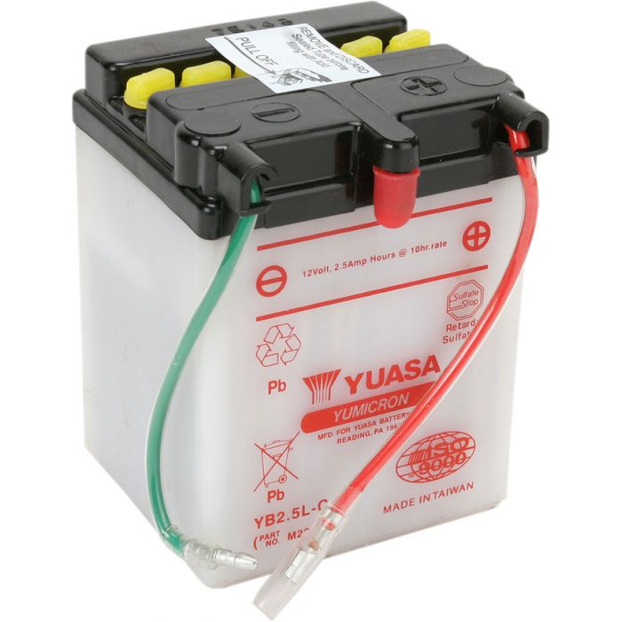 Yuasa Yumicron Battery - YUAM225LC - YB2.5L-C | FortNine Canada