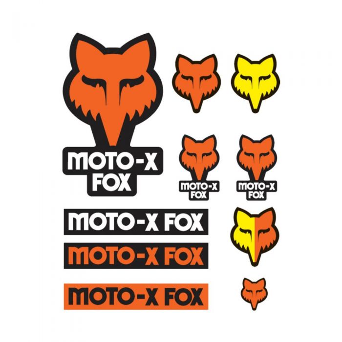 Fox Racing Track Pack Stickers | FortNine Canada