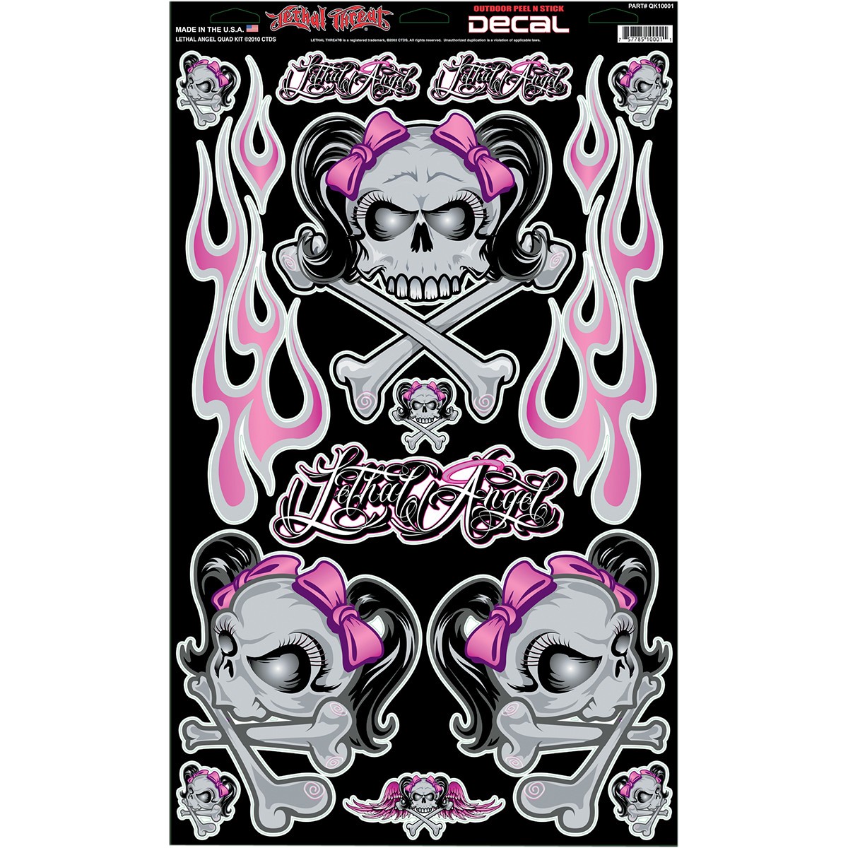 Lethal Threat Lethal Angel Decal Kit - Decals-Stickers-Patches ...