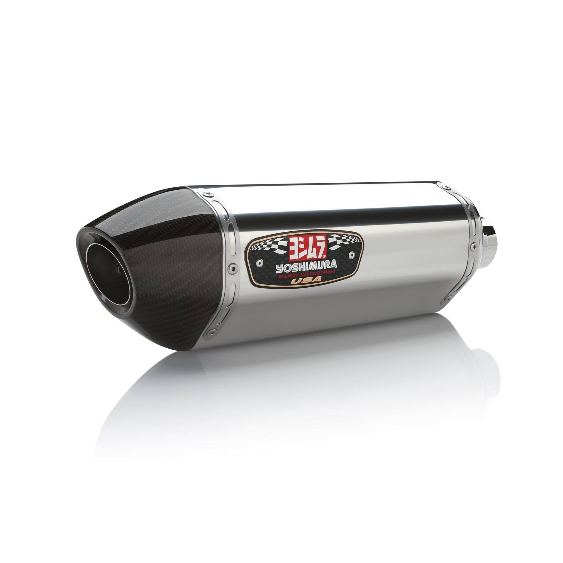Yoshimura R-77 Slip-On Exhaust SS-SS-CF - 123002J520 - Échappement ...