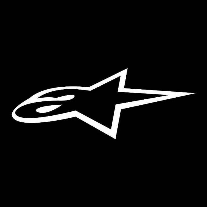 Alpinestars Astar Logo Die-Cut Sticker 12-Pack - Decals-Stickers ...