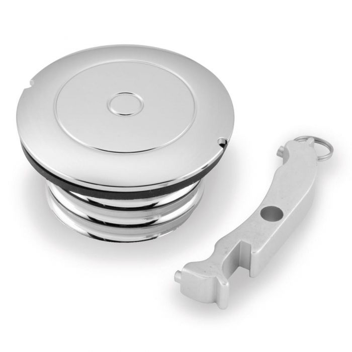 Bikers Choice Screw-In Flush Mount Gas Caps Left - Non Vented ...