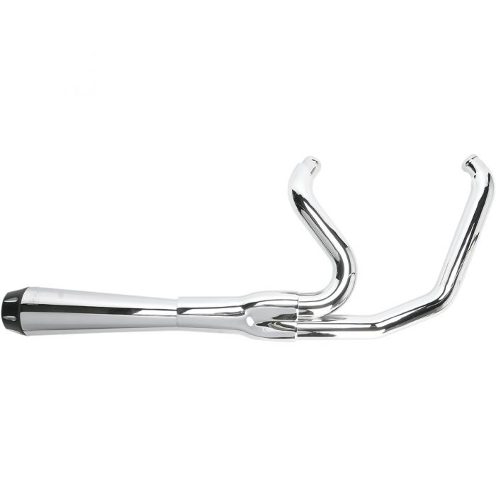 Bassani Road Rage 2-Into-1 Exhaust System Chrome - Short (w/out ...