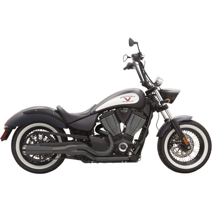 Bassani Road Rage 2-Into-1 Exhaust System Black - Mid-Length - 6V22RB ...