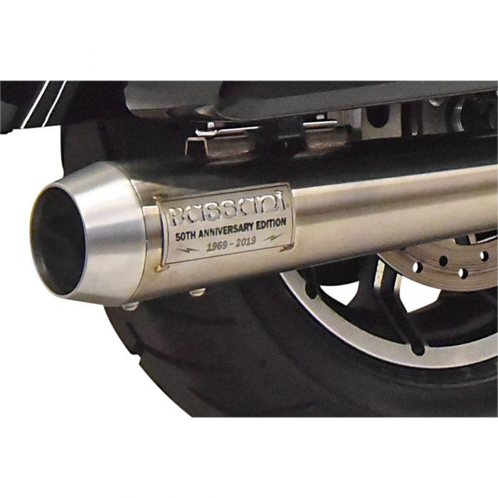 Bassani Road Rage III 2-Into-1 50th Anniversary Exhaust System - 1F50SS ...
