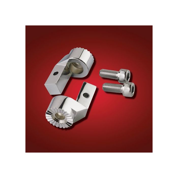 Show Chrome (Big Bike Parts) Anti-Rotation Series Male Stud Mounts - 5 ...