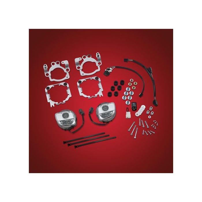 Show Chrome (Big Bike Parts) LED Rectangular Fog Light - 52-906 ...