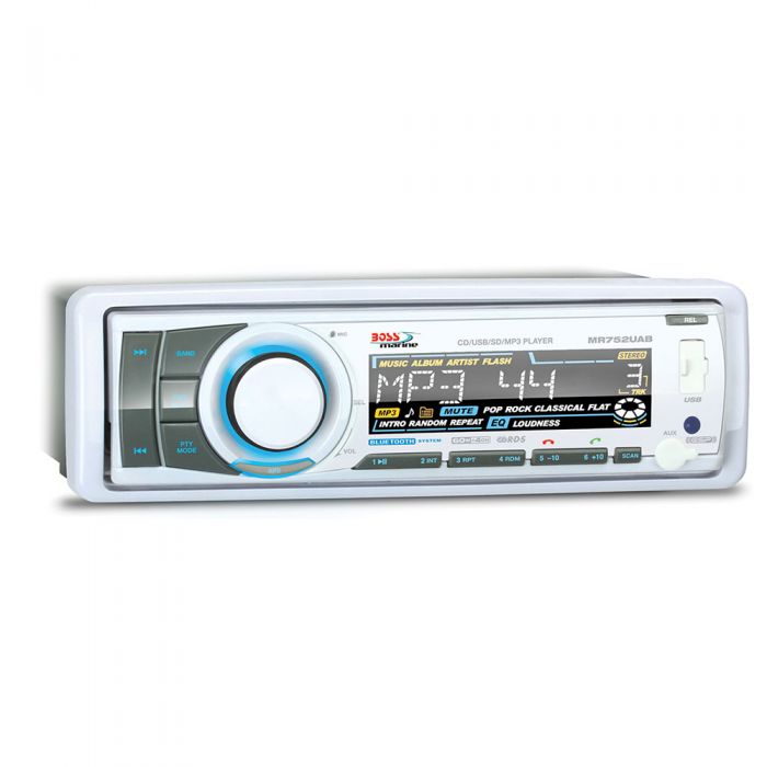 Boss Audio Marine Single-DIN Bluetooth CD/MP3 Player Detach Panel ...