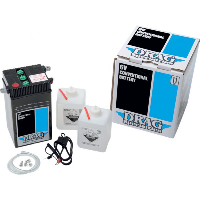Drag Specialties Conventional Battery Kit - 21130214 - Batteries ...