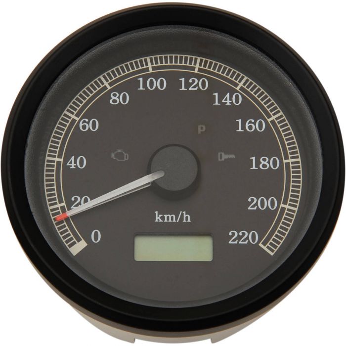 Drag Specialties 3 3/8" Programmable Electronic Speedometer 220 kmh ...