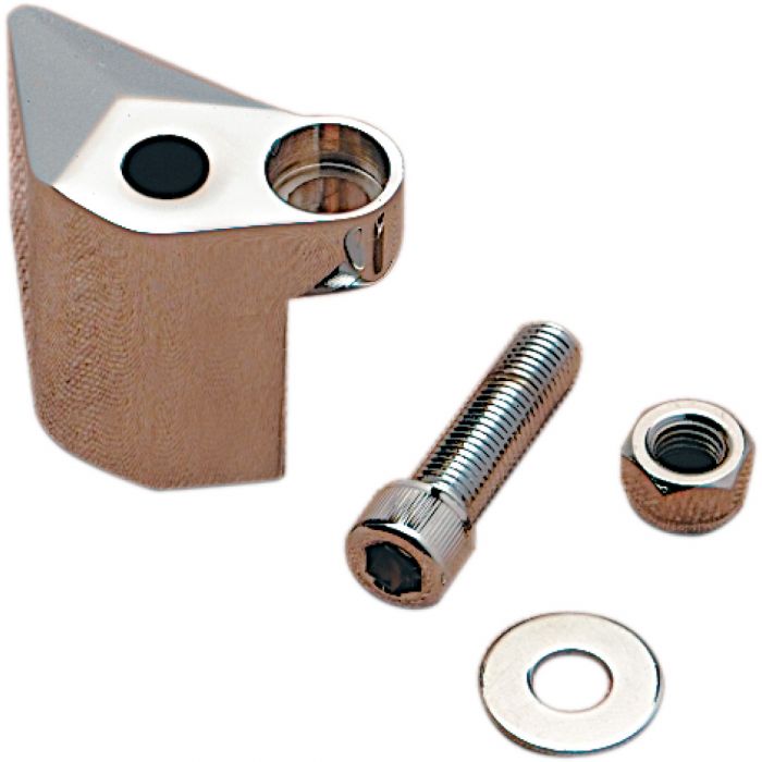 Drag Specialties Chrome Billet Right Side Mirror Adapter - DS302030 ...