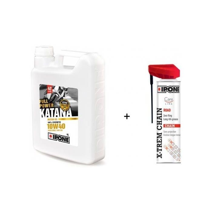 Ipone Full Power Katana 10W50 4L + Full Protector 250mL | FortNine Canada